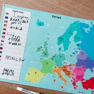 Printable Europe Map for Kids and Children, Teachers and Schools ...