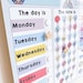 Personalised Supergirls Calendar - Girls Bedroom Decor - Educational ...
