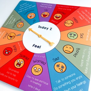 Children's Emotions Feelings Visual Board, Feelings Flashcards ...