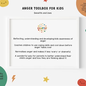 Anger Management Toolkit for Kids, Digital Download Bundle, Managing ...