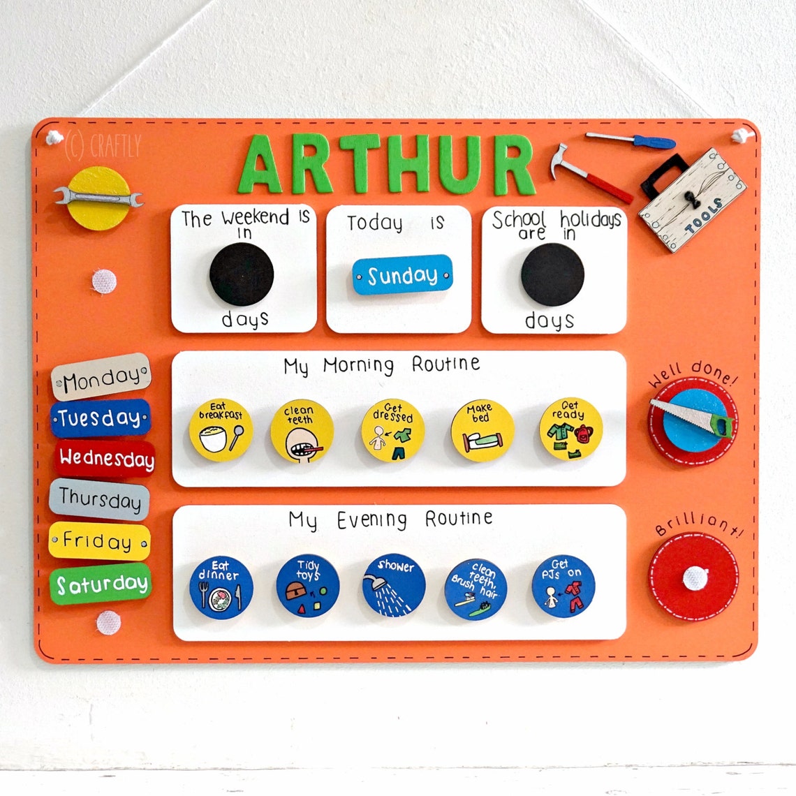 Personalised Daily Routine Board Autism Morning Routine Etsy personalised-daily-routine-board-autism-morning-routine-etsy