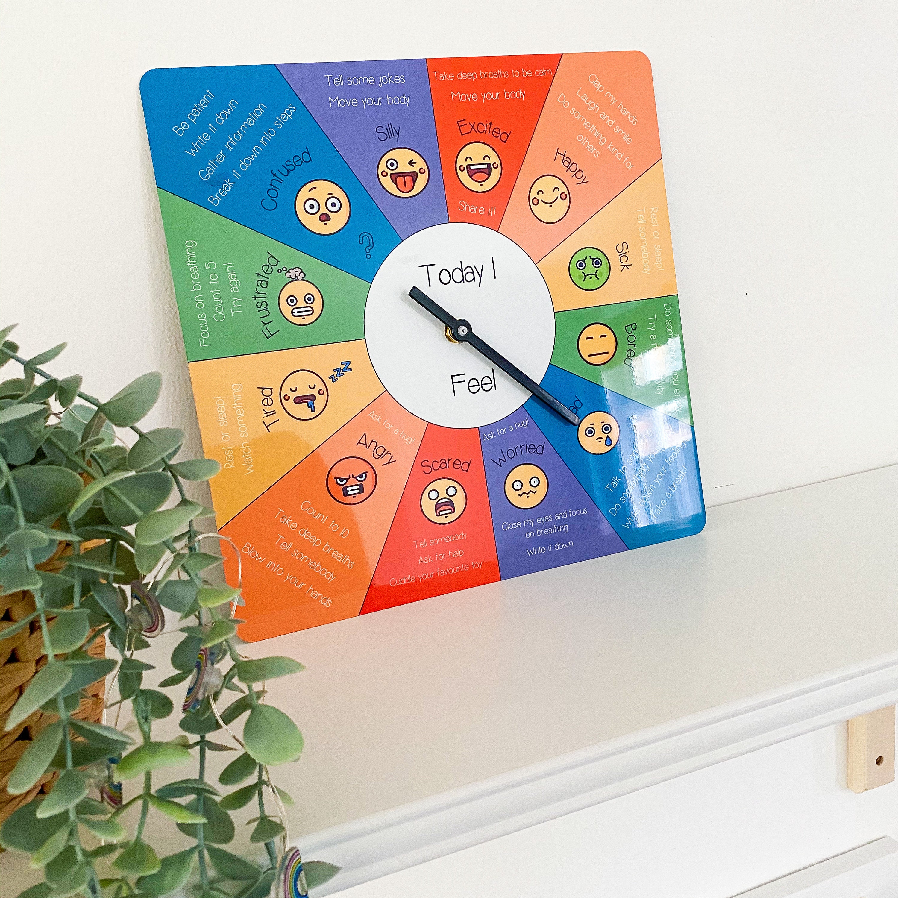 Children's Emotions Feelings Visual Board Autism | Etsy