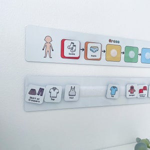 Getting Dressed SEN Visual Timetable, Step by Step Getting Dressed ...