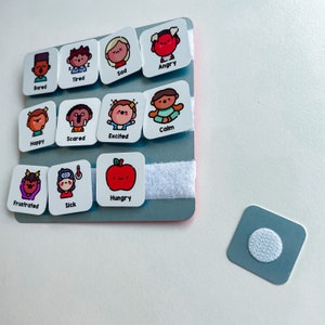 Childrens Emotions and Feelings Communication Board for Travelling, on ...