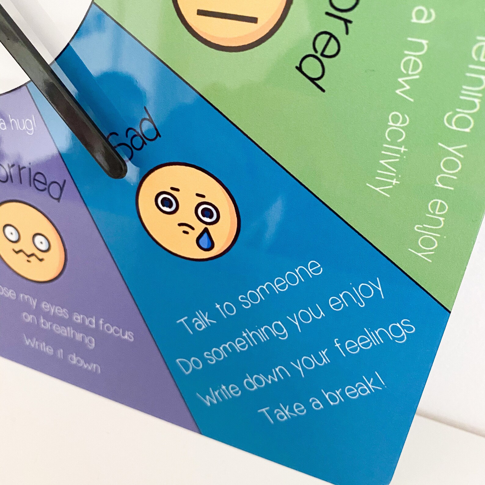 Children's Emotions Feelings Visual Board Autism | Etsy