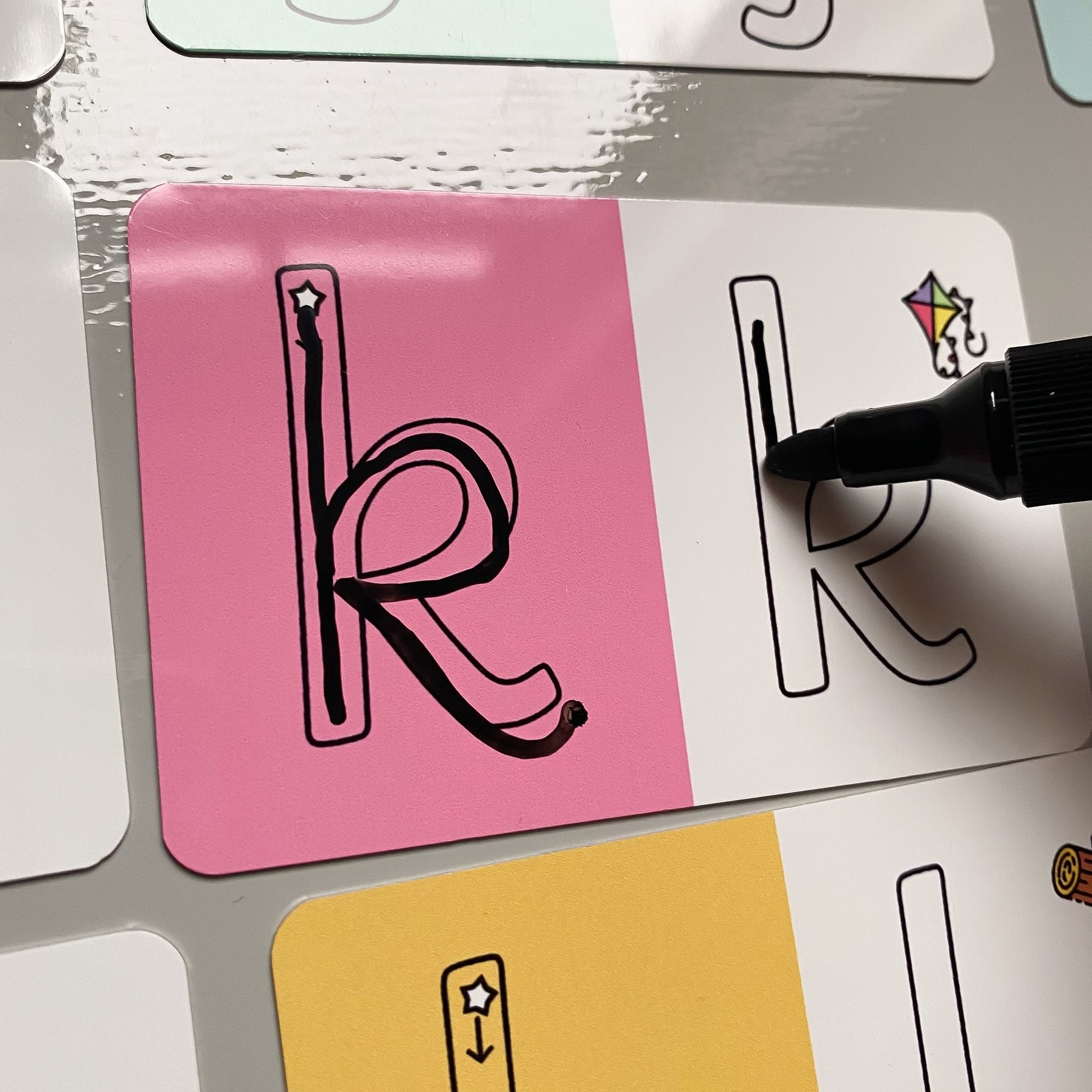 Letter Formation Flashcards Lowercase alphabet practice | Etsy