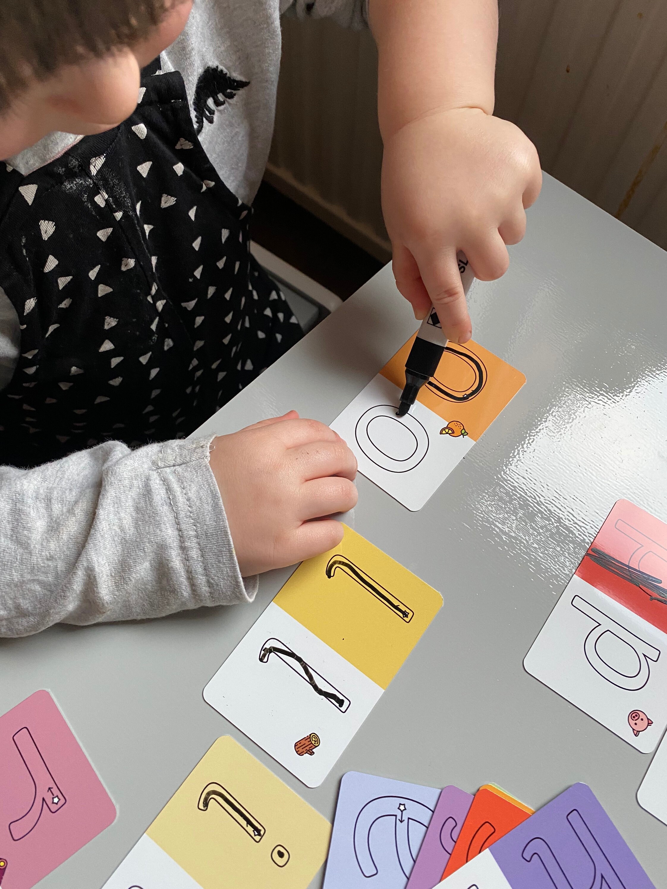 Letter Formation Flashcards Lowercase alphabet practice | Etsy