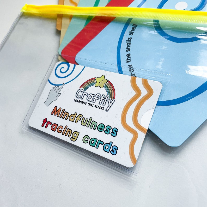 Mindful Breathing Tracing Cards Childrens Emotion Regulation - Etsy UK