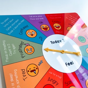 Children's Emotions Feelings Visual Board, Feelings Flashcards ...