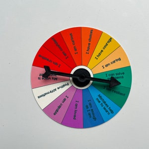 Positive Affirmations Wheel for Kids and Adults, Mindfulness Gifts for ...