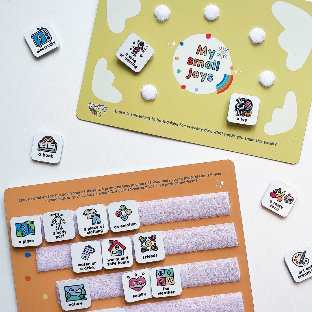 Gratitude Activity for Kids: Mindfulness Gift With Aluminum Tokens - Etsy
