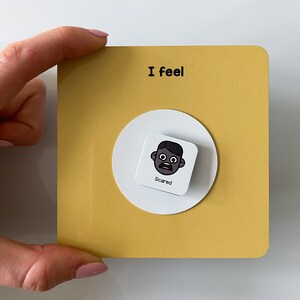 Childrens Emotions and Feelings Communication Board for Travelling, on ...
