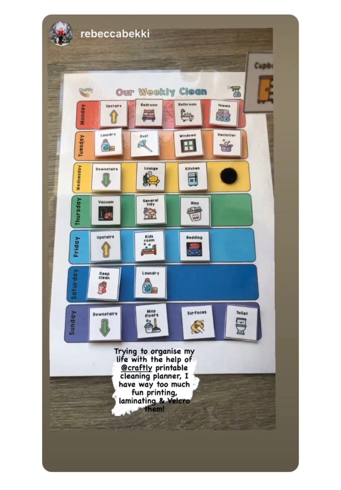 House Chores Chart Family Cleaning Planner Digital Download - Etsy UK