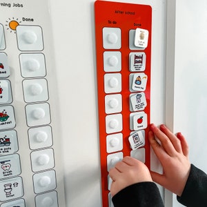 Kids Routine Visual Timetable, Now and Next Board, Morning Tasks for ...