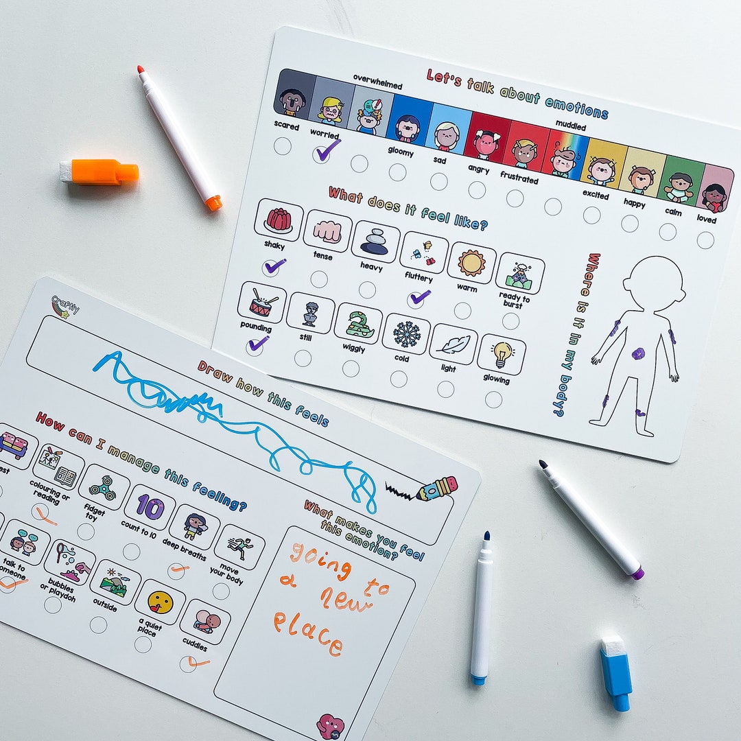 Emotional Regulation for Kids Mindfulness Activity for - Etsy