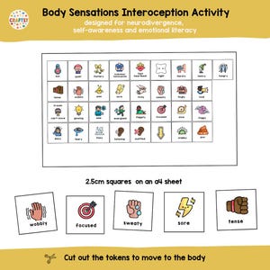 Emotions and Sensations Emotions Activity for Kids - Mindfulness for ...