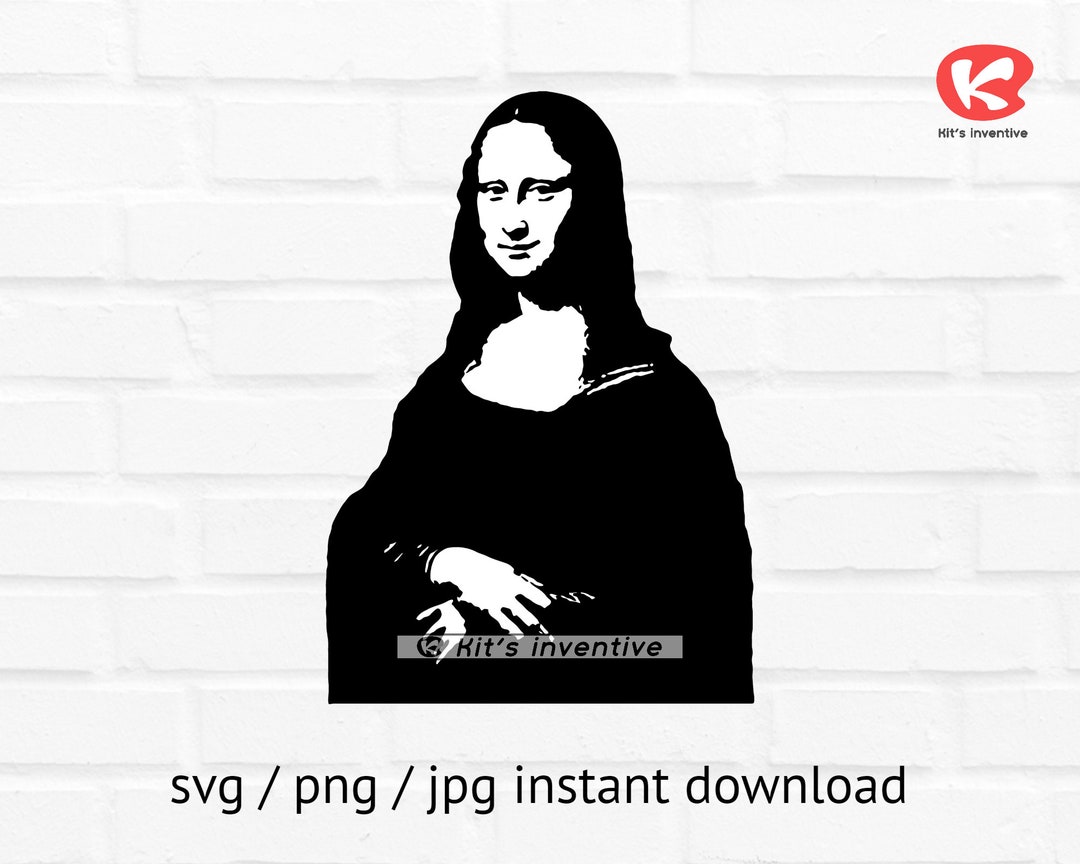 Mona Lisa Leonardo Da Vinci Artist Svg Png Jpg File Clipart Vector ...
