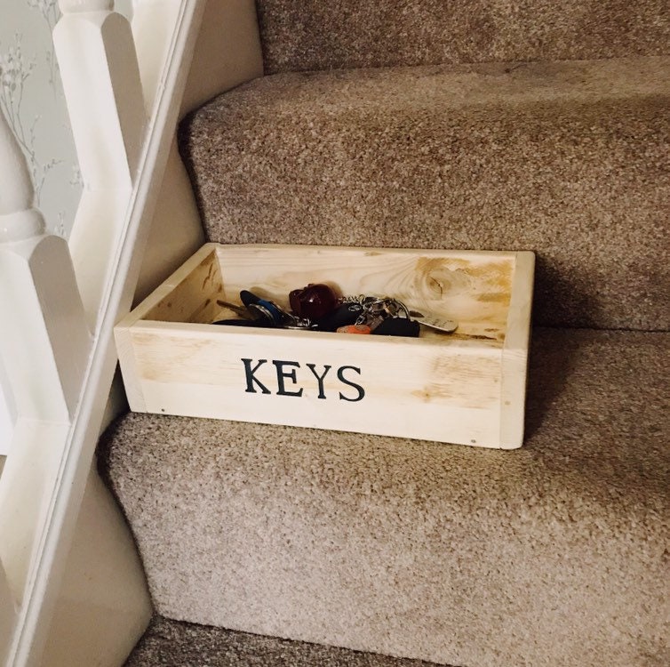 Key Storage Box Handmade Storage Box Rustic Reclaimed Wood - Etsy UK