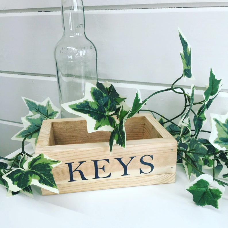 Key Storage Box Handmade Storage Box Rustic Reclaimed Wood - Etsy UK