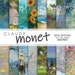 Claude Monet Paintings Digital Paper, Scrapbook, Monet Background ...