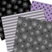 Purple Halloween Digital Paper, Ghost Scrapbook Paper, Purple Spider ...
