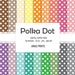 Polka Dot Digital Paper, Digital Scrapbooking Paper, Digital Paper Pack ...