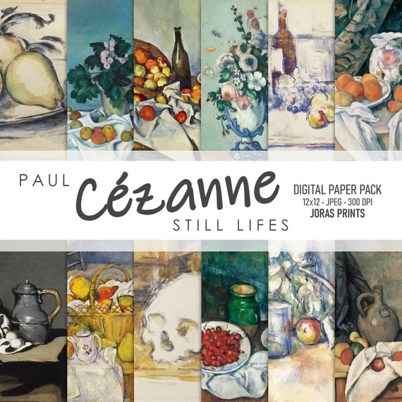 Paul Cezanne Paintings Digital Paper Still Life Scrapbook - Etsy