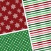 Christmas Digital Paper, Snowman Digital Scrapbook Paper, Snowflake ...