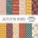 Neutral Boho Digital Paper Doodles Scrapbook Paper Boho Seamless ...