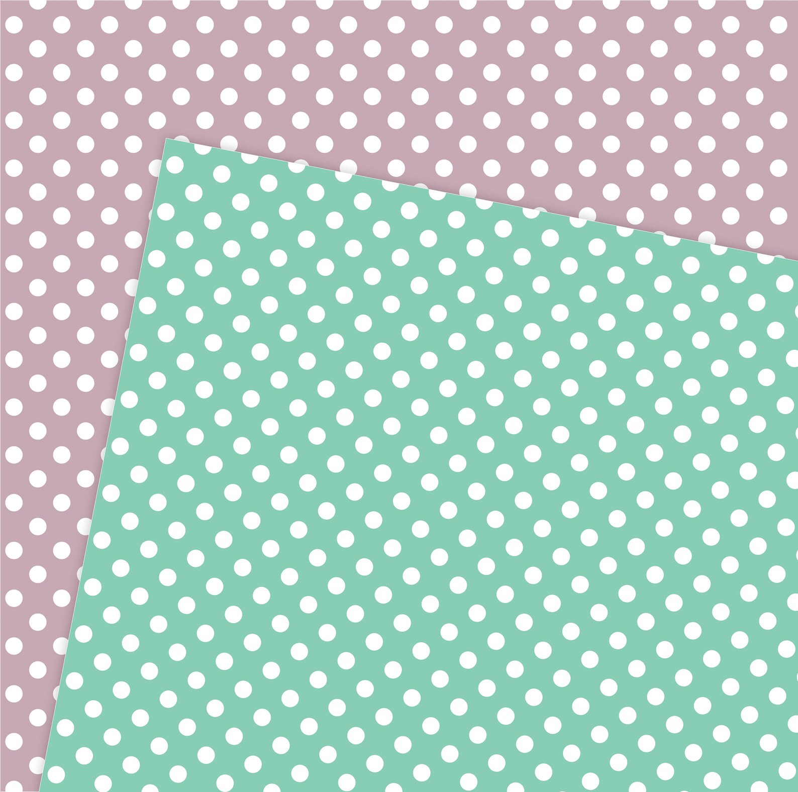 Polka Dot Digital Paper, Digital Scrapbooking Paper, Digital Paper Pack ...
