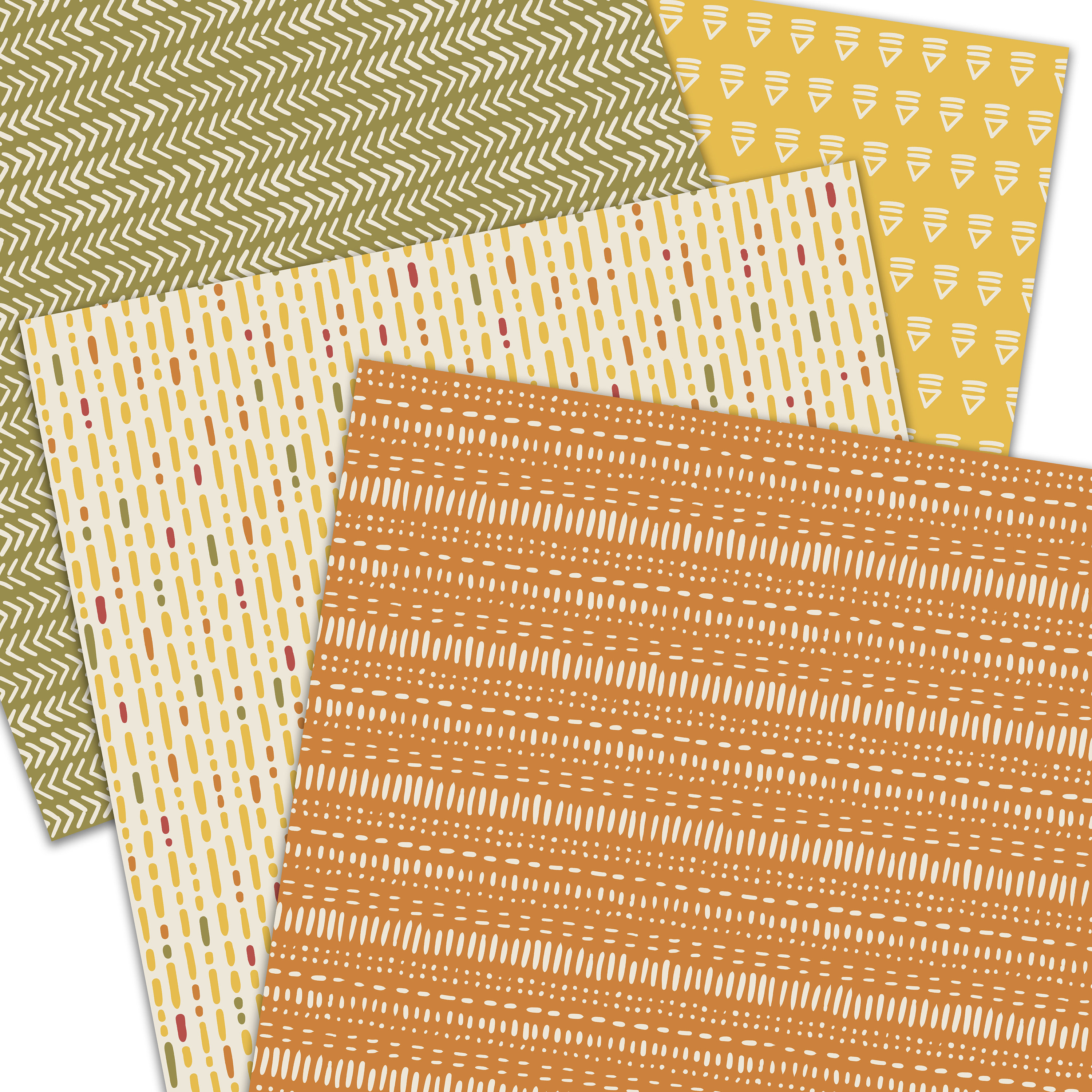 Fall Digital Paper Boho Scrapbook Paper Autumn Digital Paper Pack Fall ...