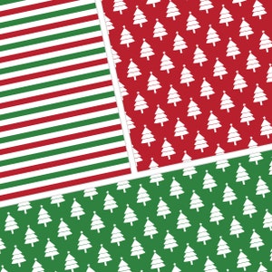 Christmas Digital Paper, Snowman Digital Scrapbook Paper, Snowflake ...