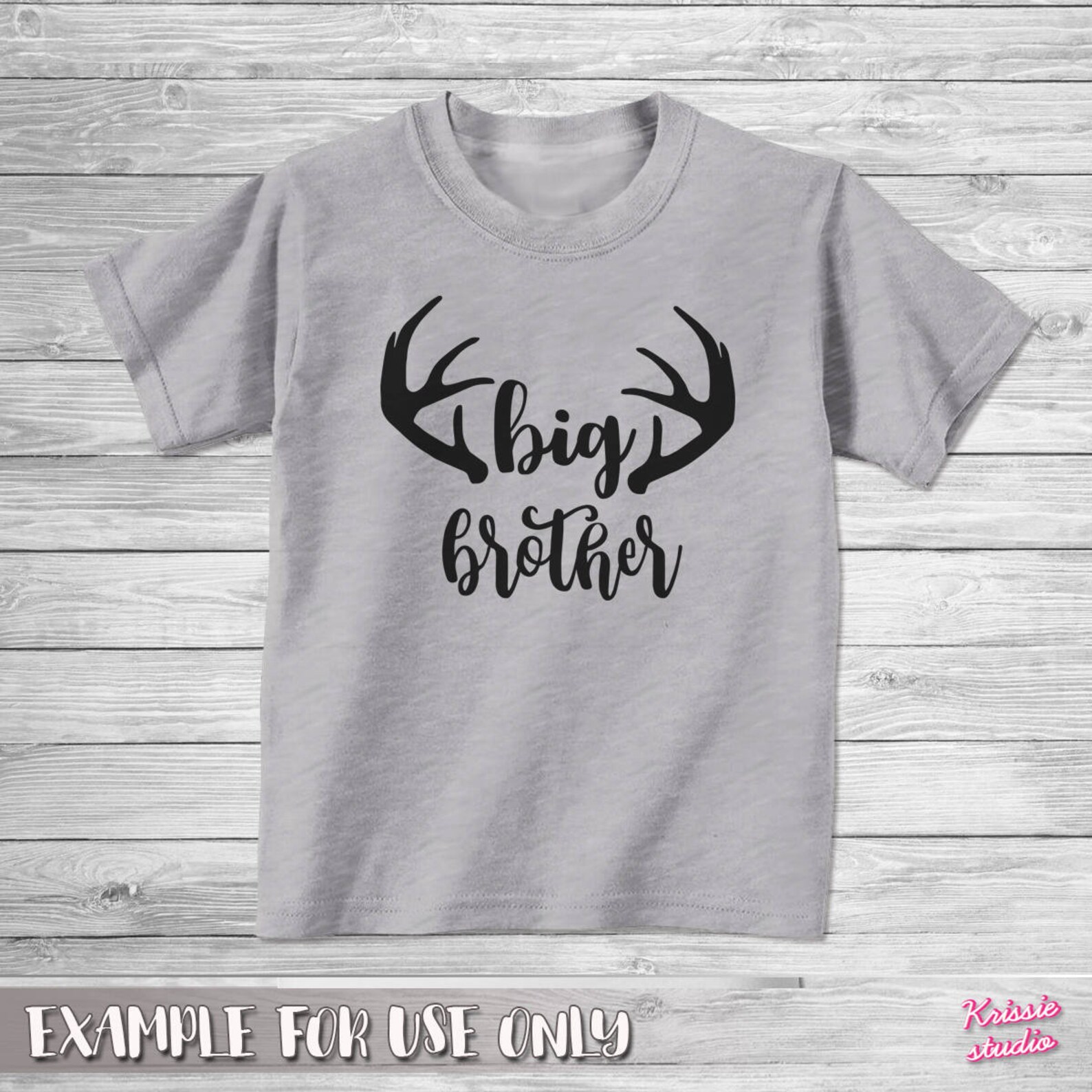 BIG Brother Deer Antlers Svg ,png,jpg ,DXF Cutting File Cricut ...
