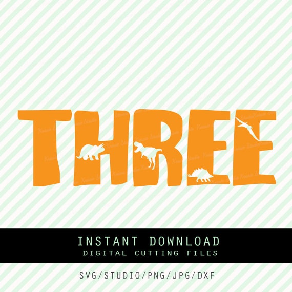 Three Svg pngjpg DXF Cutting File Cricut Silhouette Cameo | Etsy