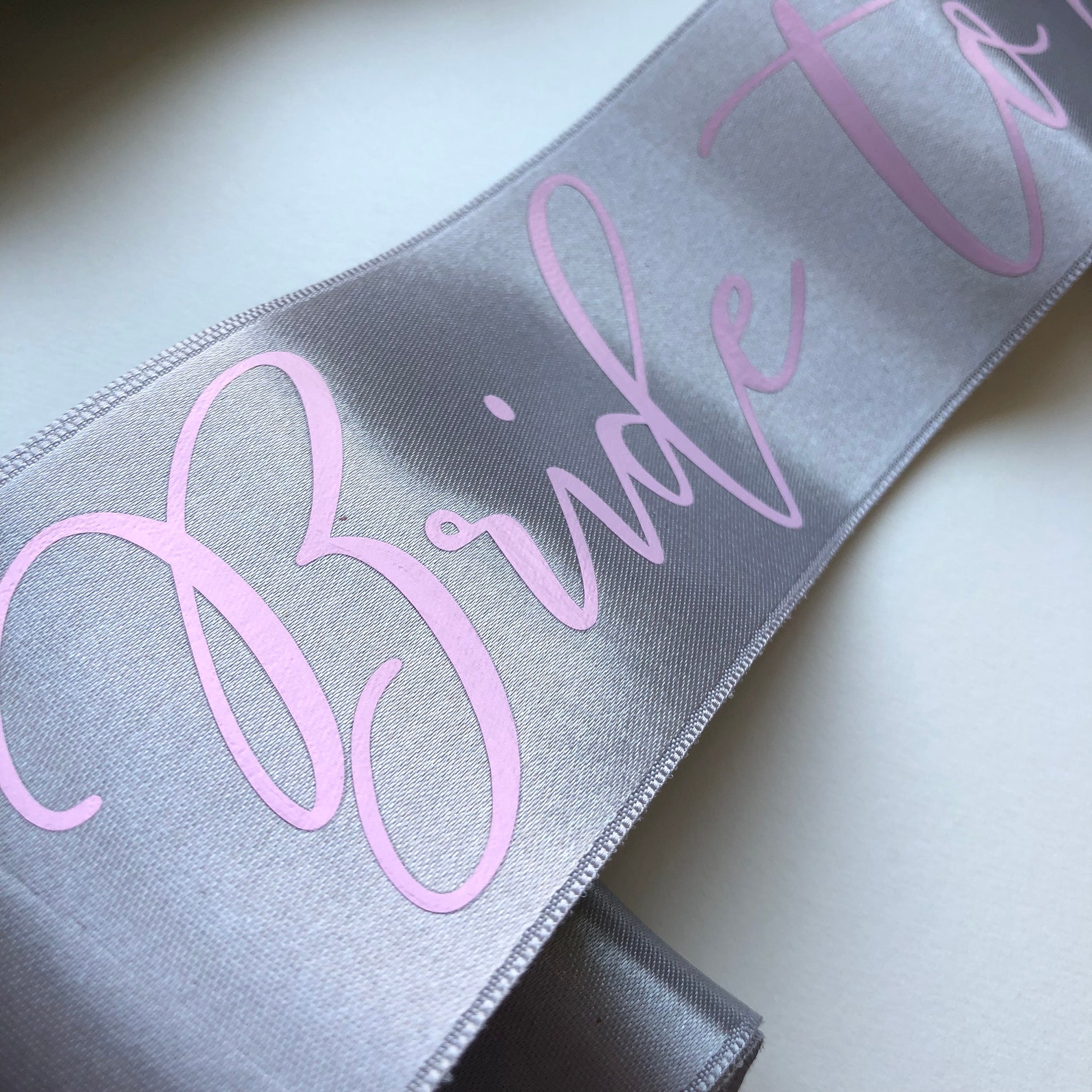 Pink and Silver Hen Sash Bachelorette Sash Classy Sash | Etsy
