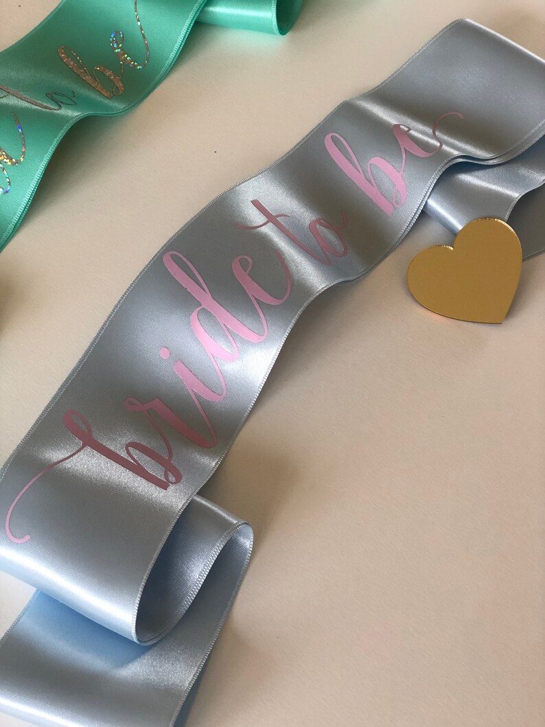 Pastel Bachelorette Sash Bride to Be Sash Pastel Weddings | Etsy
