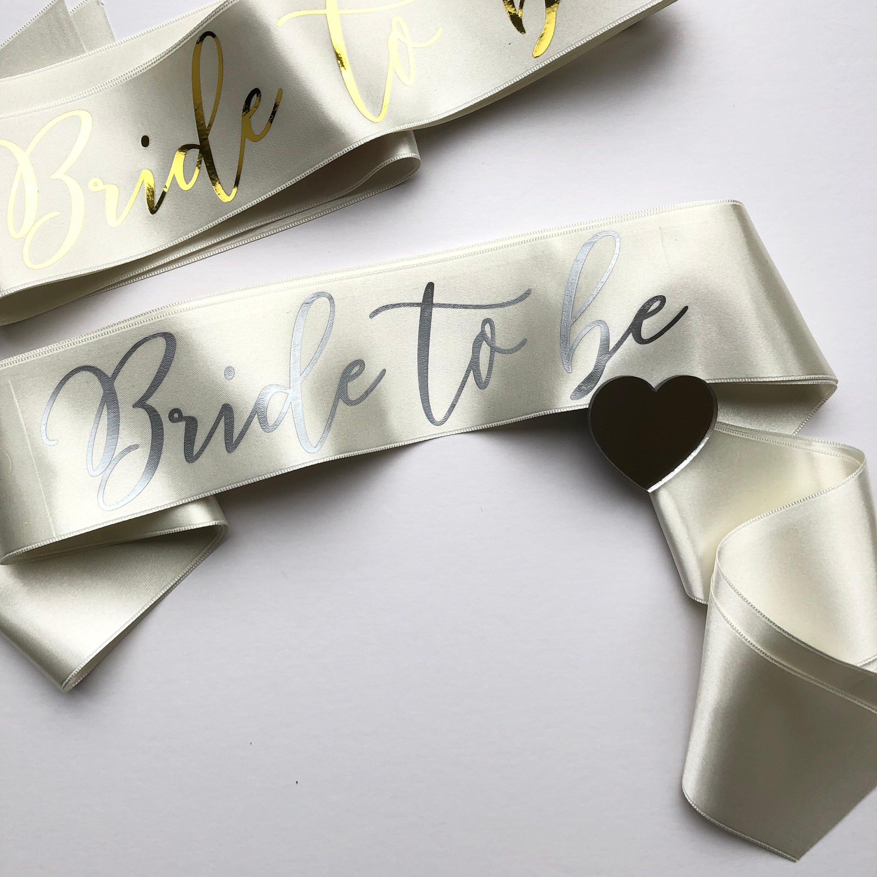 Bride to be sash with pin Bachelorette sash Classy sash | Etsy