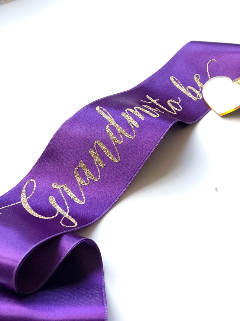 Grandma to Be Sash New Grandmother Gift Baby Shower - Etsy