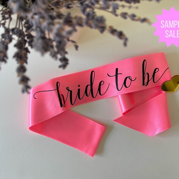 Bride Sash - Etsy