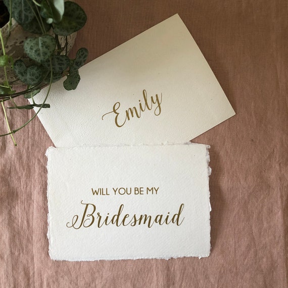 Personalised Bridesmaid Proposal Card Will You Be My Etsy