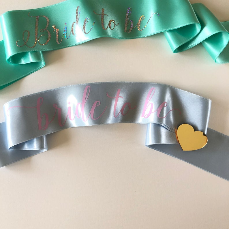 Pastel Bachelorette Sash Bride to Be Sash Pastel Weddings | Etsy