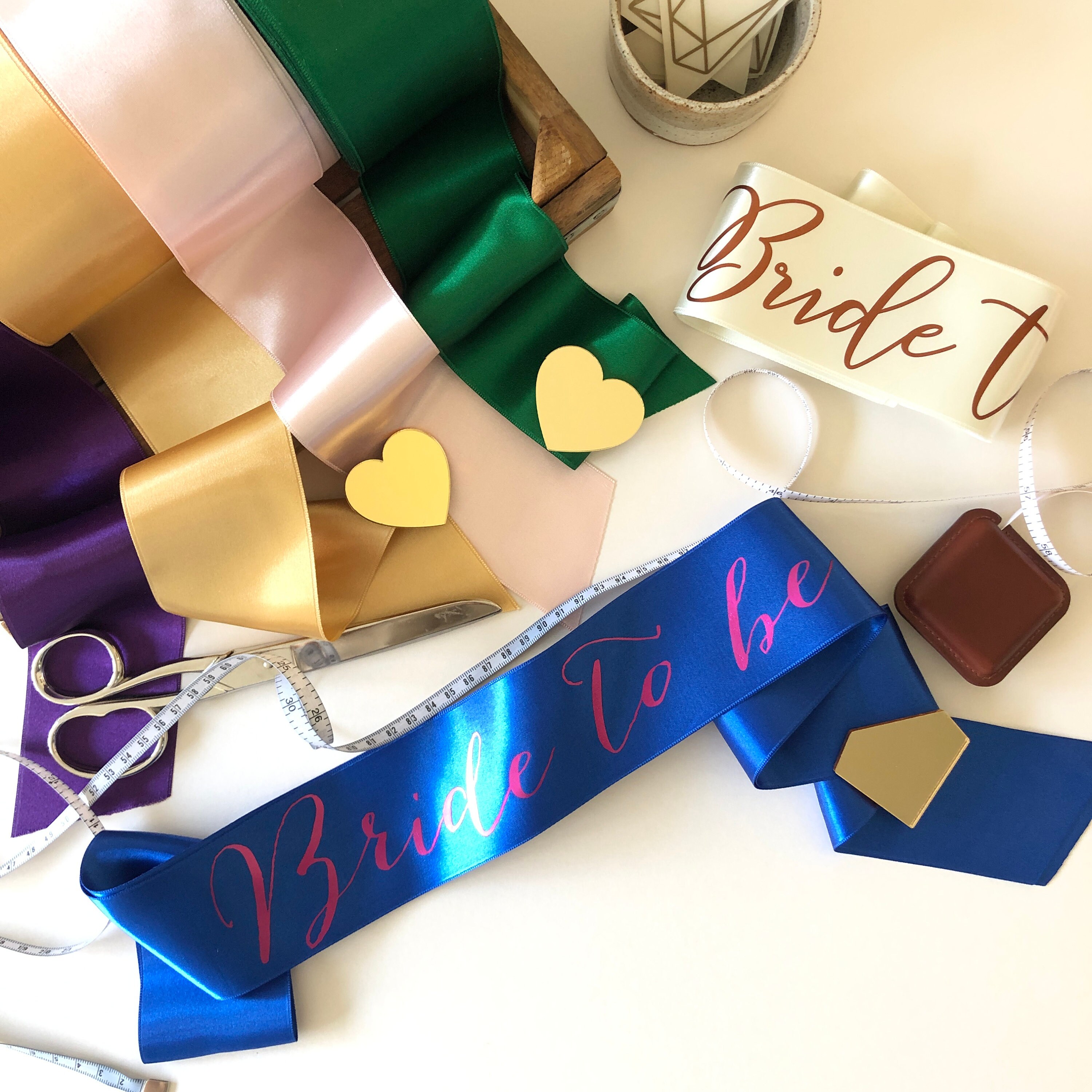 Pastel bachelorette sash Bride to be sash Pastel weddings | Etsy