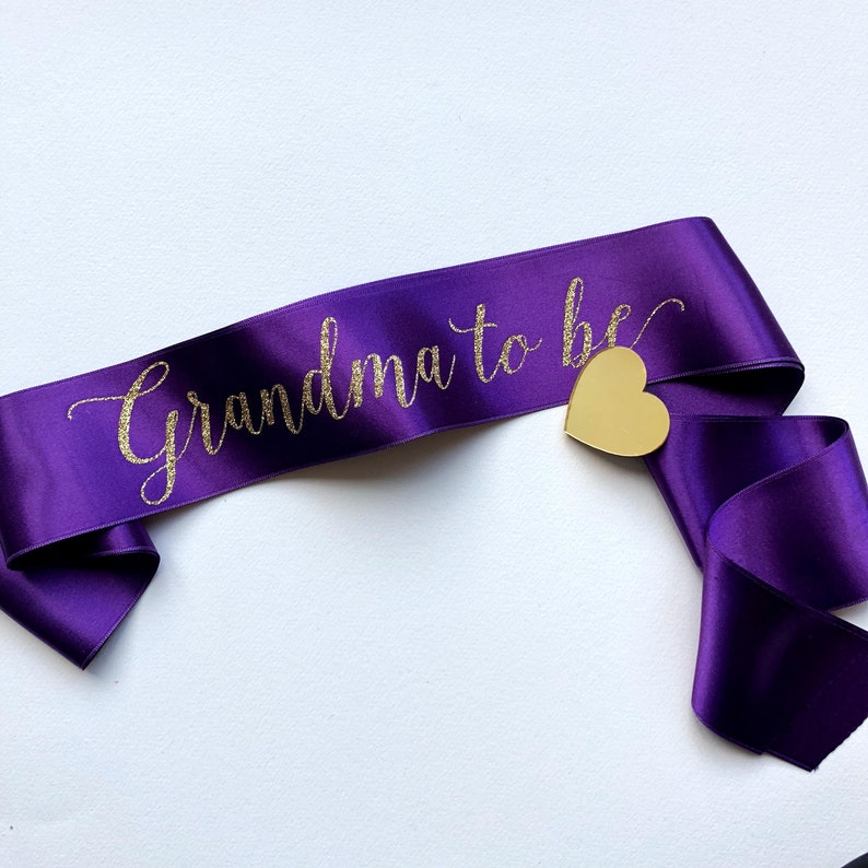 Grandma to Be Sash New Grandmother Gift Baby Shower - Etsy