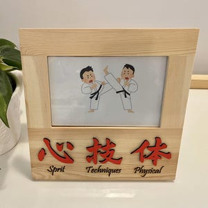 Karate Photo Frame: Shingitai Japanese Martial Arts Gift - Etsy