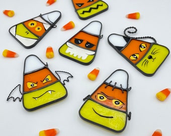 Stained Glass Candy Corn - Etsy
