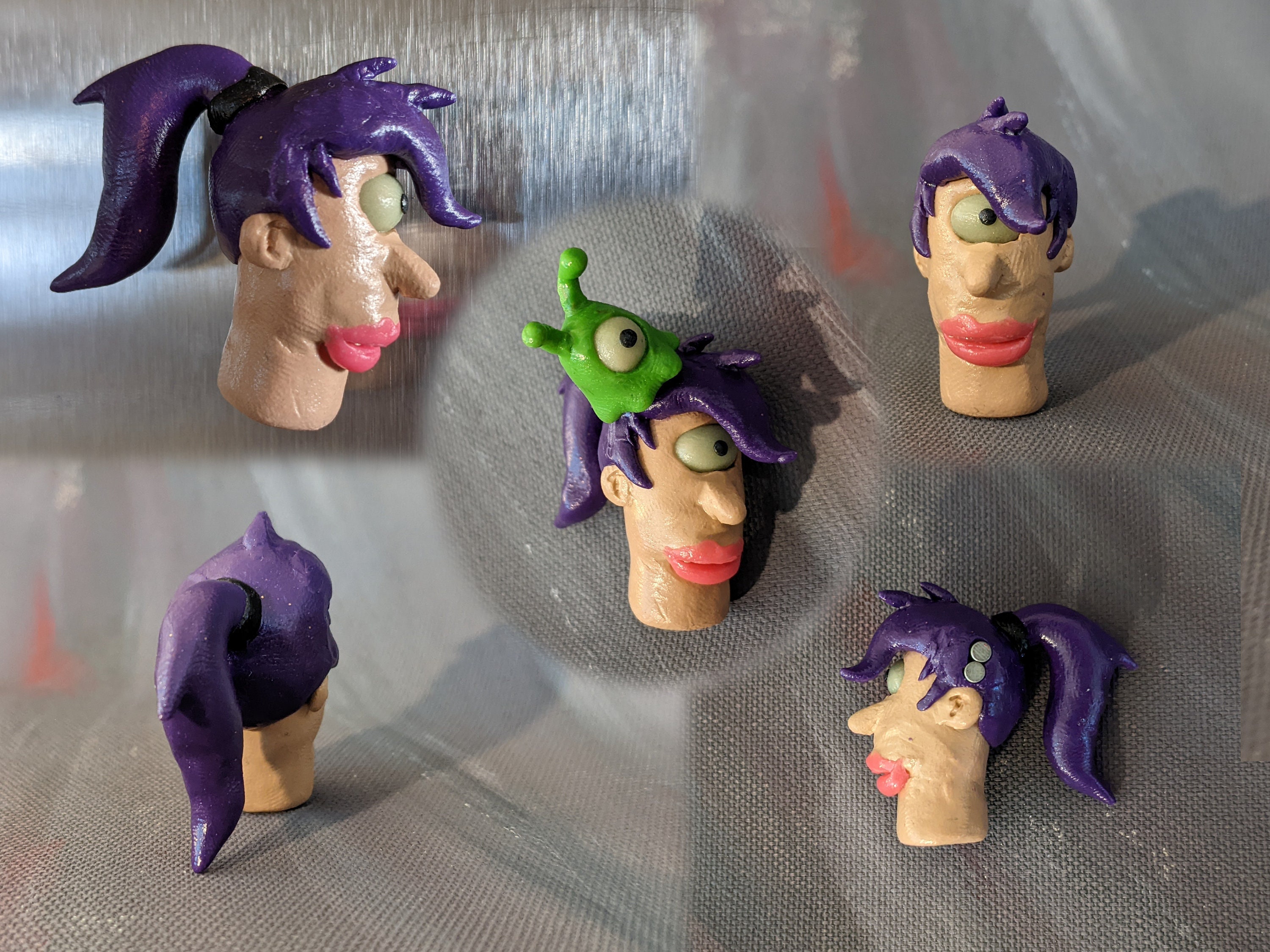 Futurama Inspired Character Head Magnets - Etsy