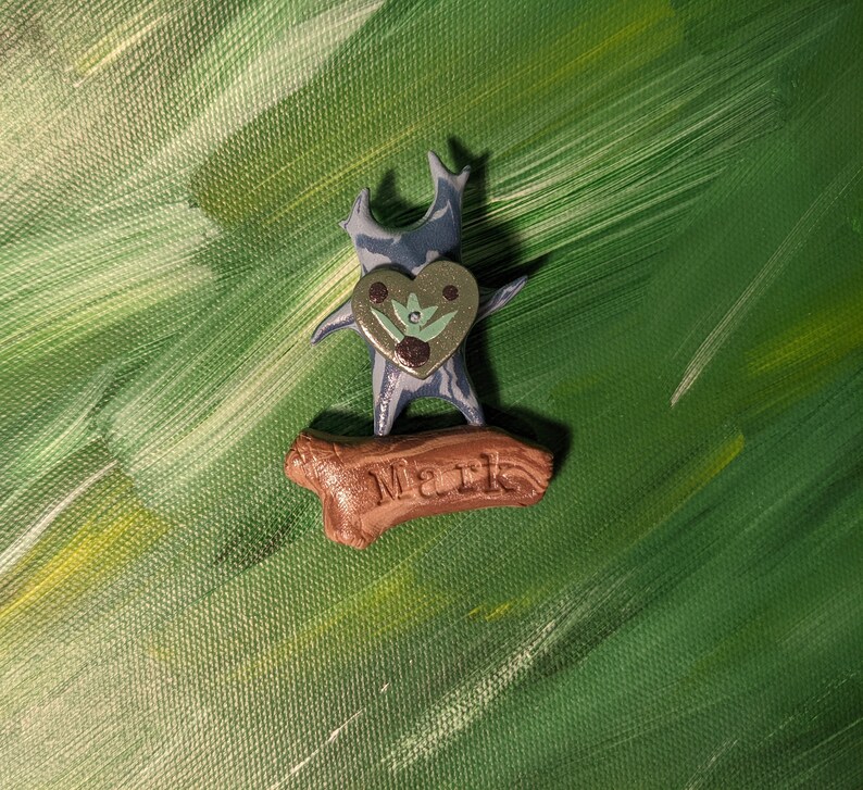 Korok Inspired Magnet on Stick With Name Engraved - Etsy