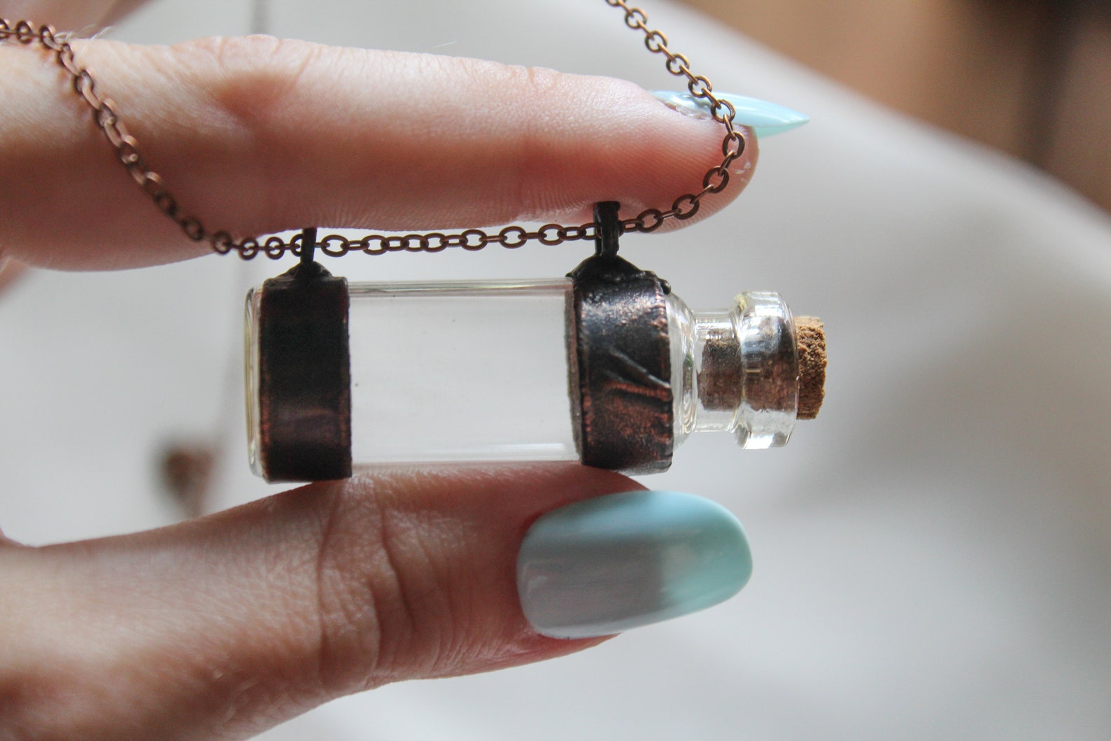 Glass Keeper Necklace I Bottle Necklace Vial Necklace - Etsy