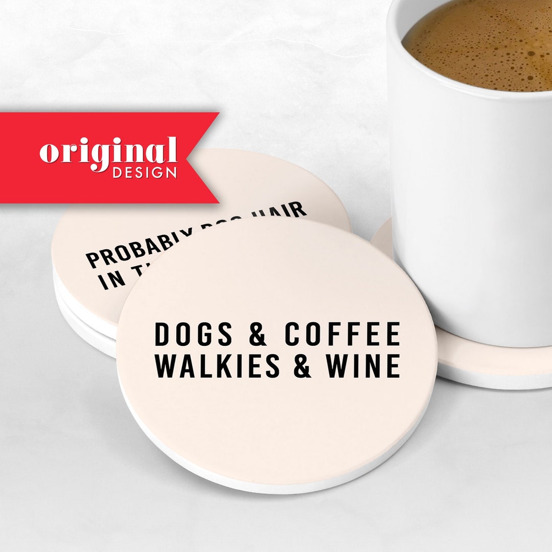 Dog Mom Coaster Set Dog Parent Coasters Dog Mom Gift Dog - Etsy