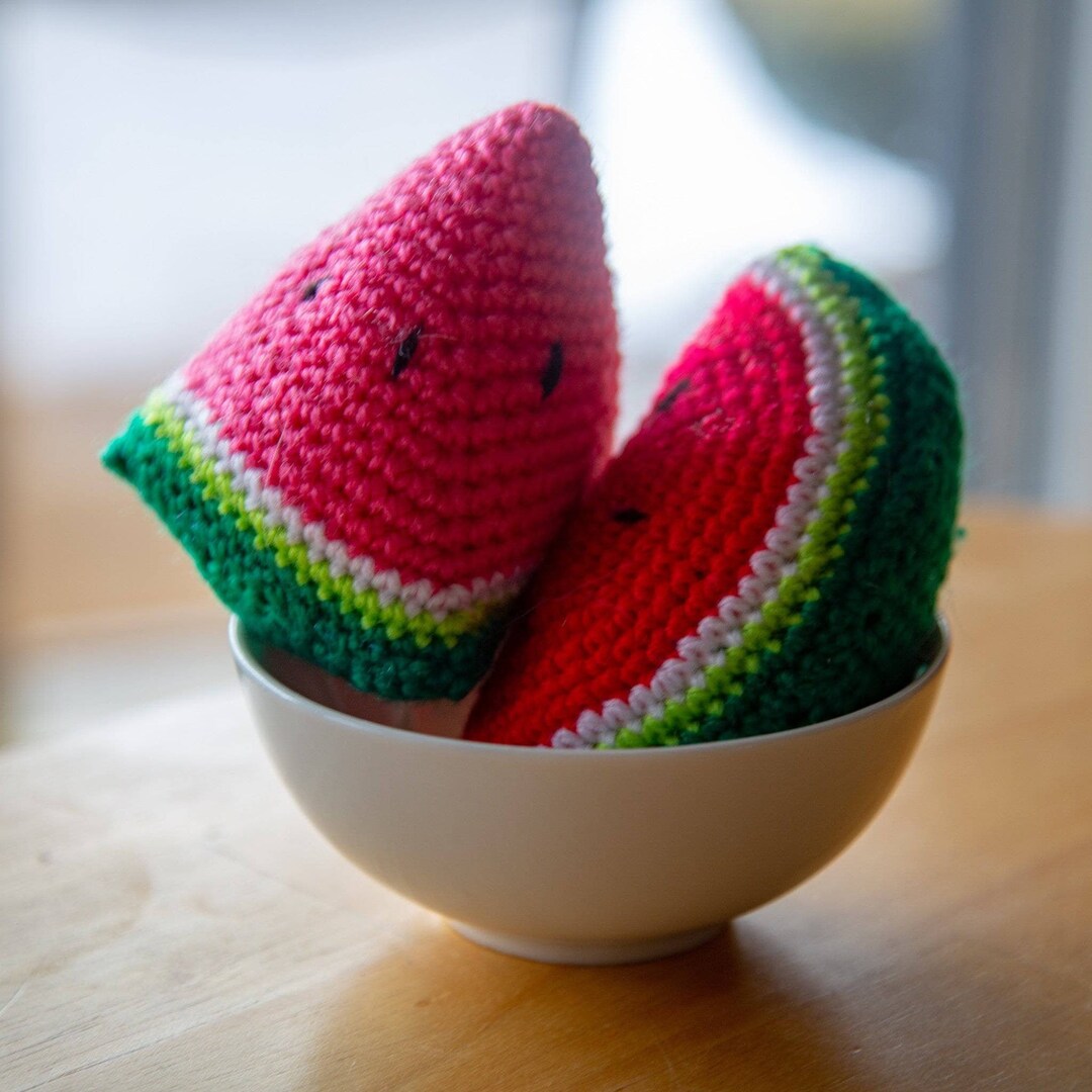 DIY Watermelon Amigurumi Kit Crochet and Knit Patterns - Etsy